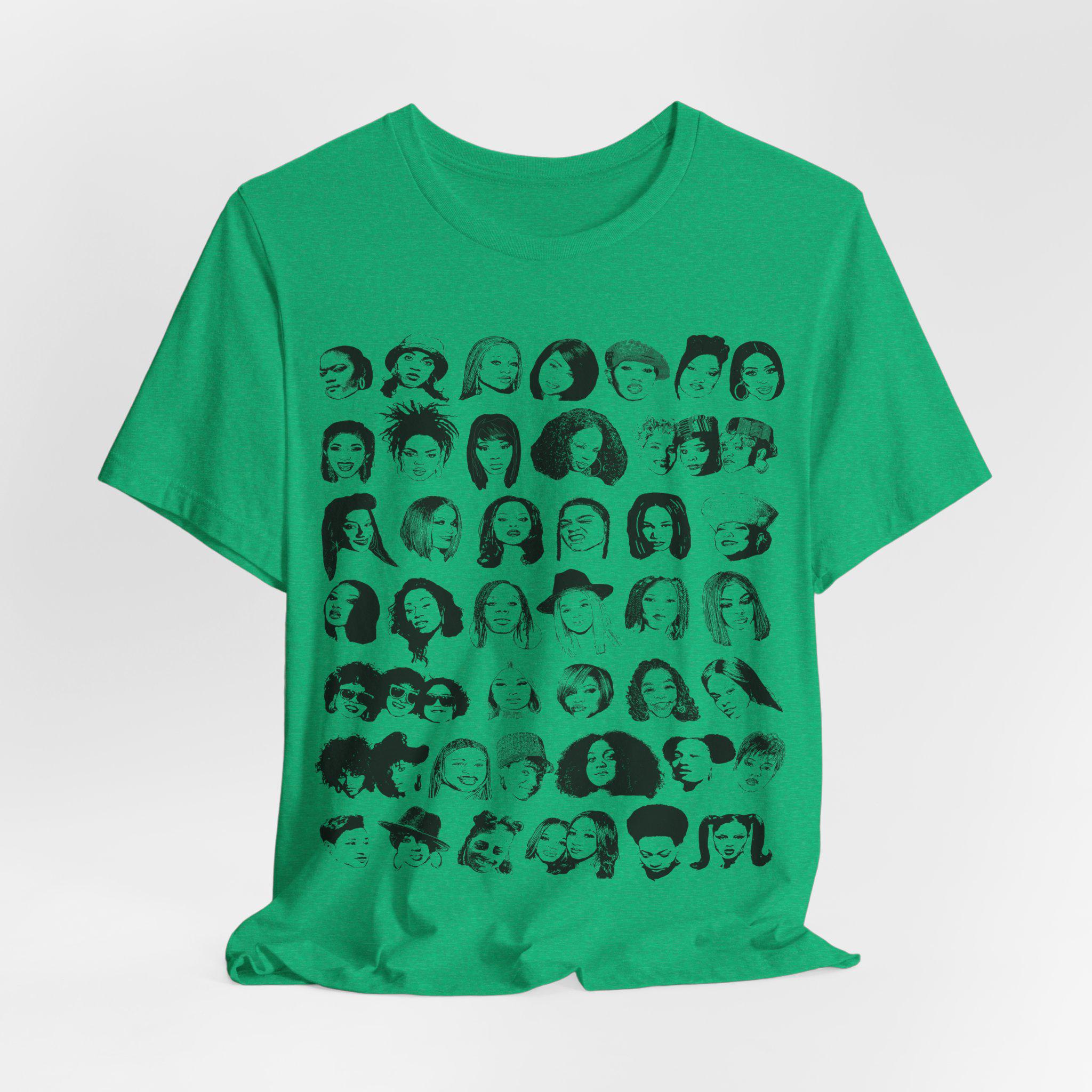 Female Rappers T-shirt: Black Music History Tee, Hip Hop Queens Gift - Etsy