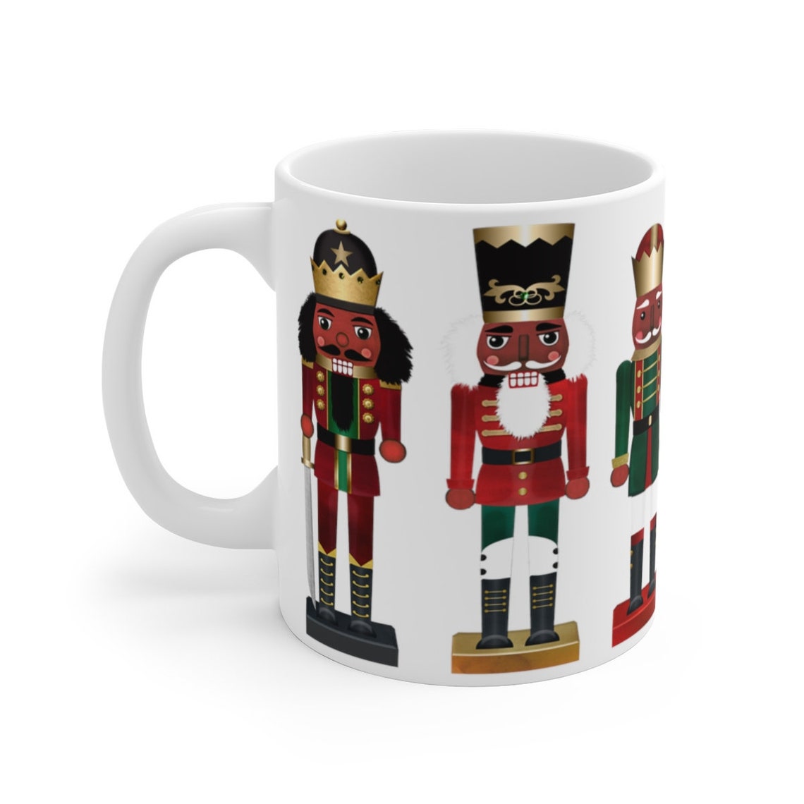 Nutcracker Mug Christmas Mug Holiday Coffee Cup Black - Etsy