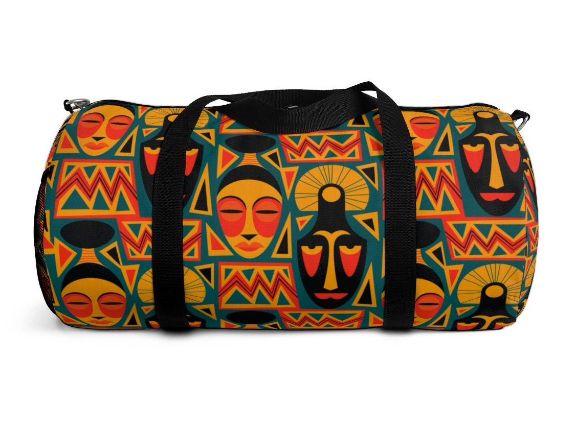 Afrocentric Duffel Bag Tribal Travel Bag African Inspired - Etsy