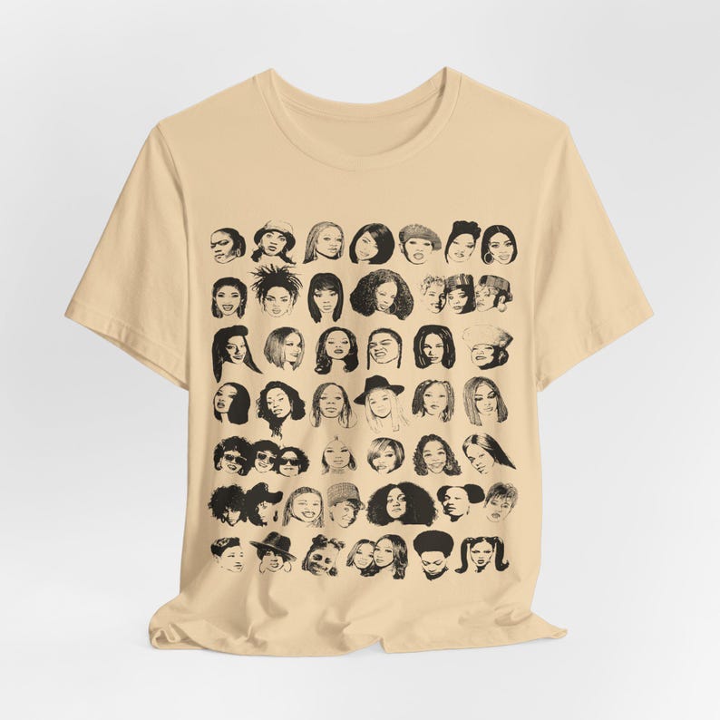 Female Rappers T-shirt: Black Music History Tee, Hip Hop Queens Gift - Etsy