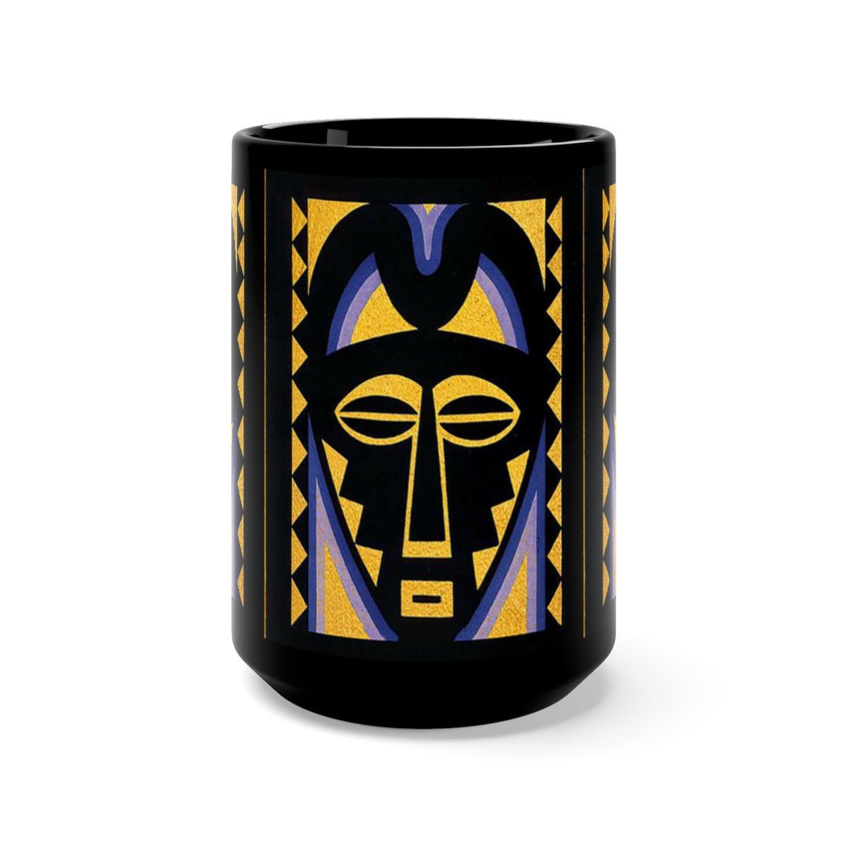 Tribal Mask Mug | Afrocentric Design, African Inspired, Black History ...