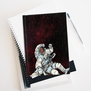 Space Astronaut - Writing Journal - Blank Journal - Lined Notebook ...