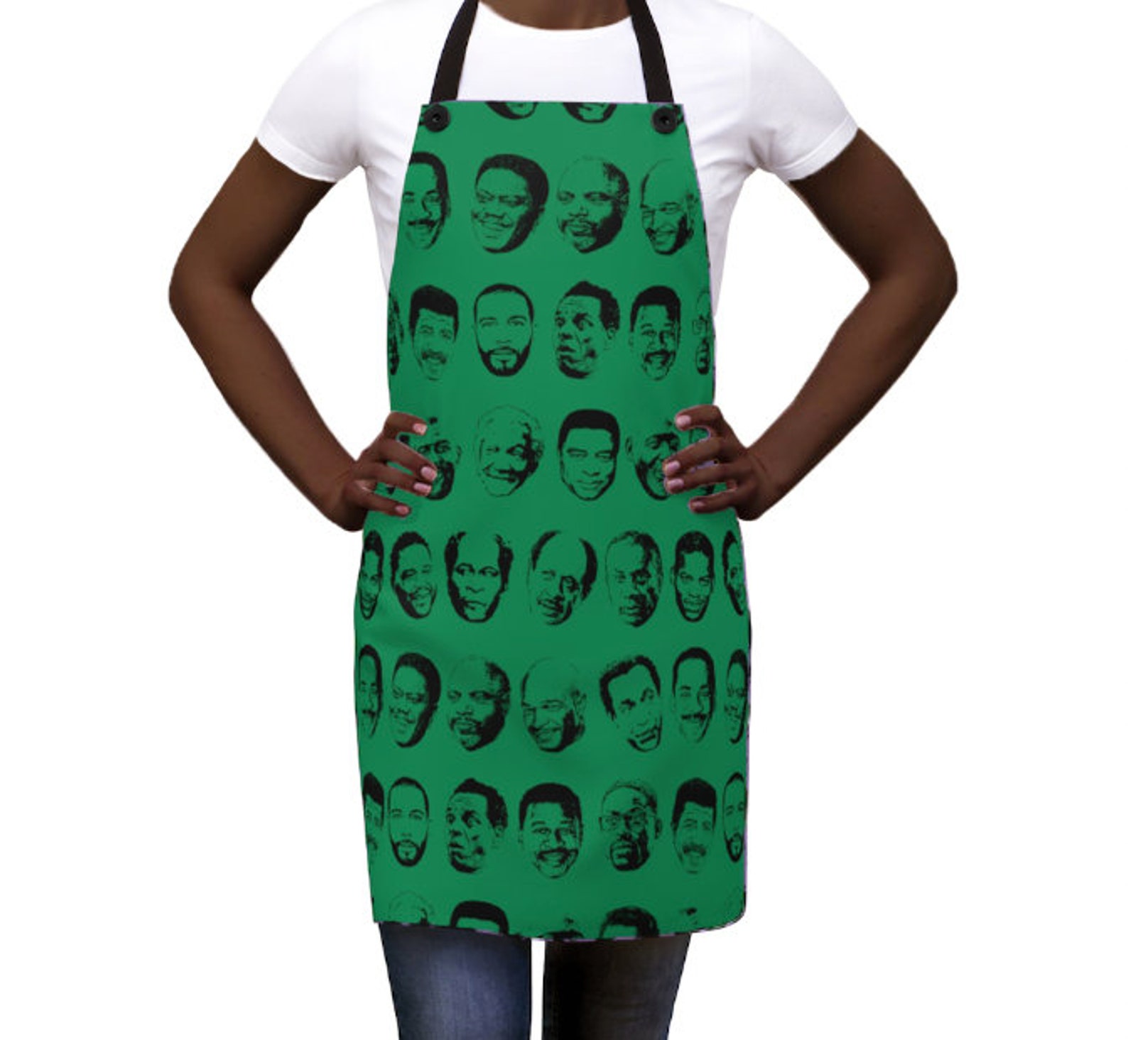 TV Dads Apron Gift for Dad Black Television Shows Black | Etsy