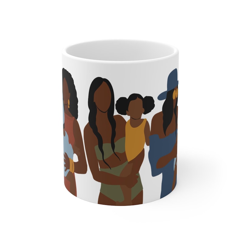 Black Motherhood Mug | Melanin Moms Cup, New Mama Gift, Breastfeeding ...