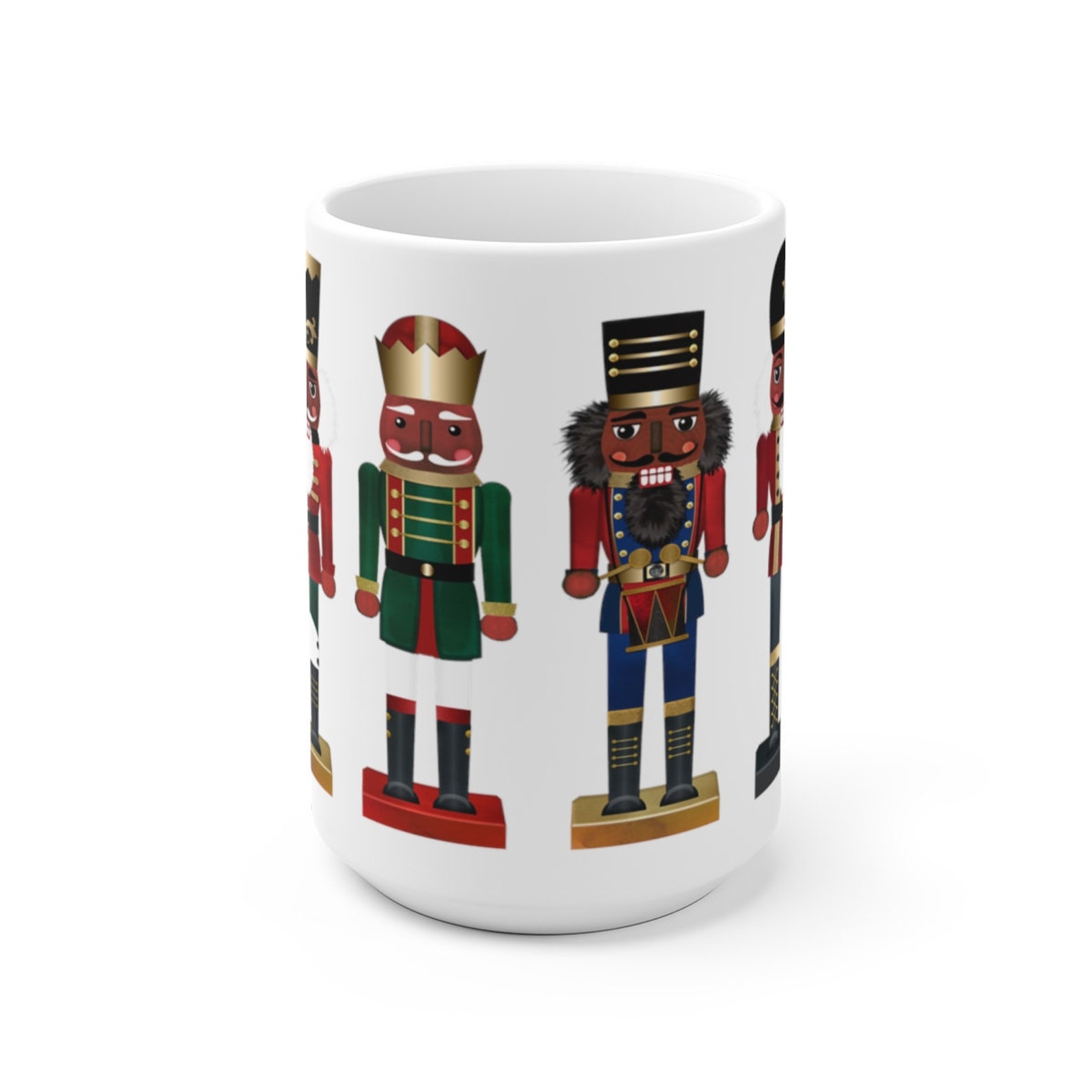 Nutcracker Mug Christmas Mug Holiday Coffee Cup Black - Etsy