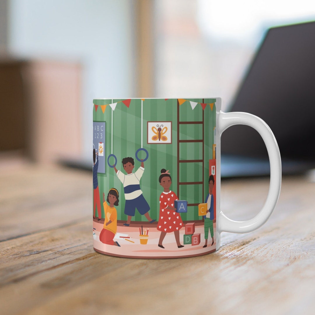 Kindergarten Class Mug - Black Teachers - African American Mugs ...