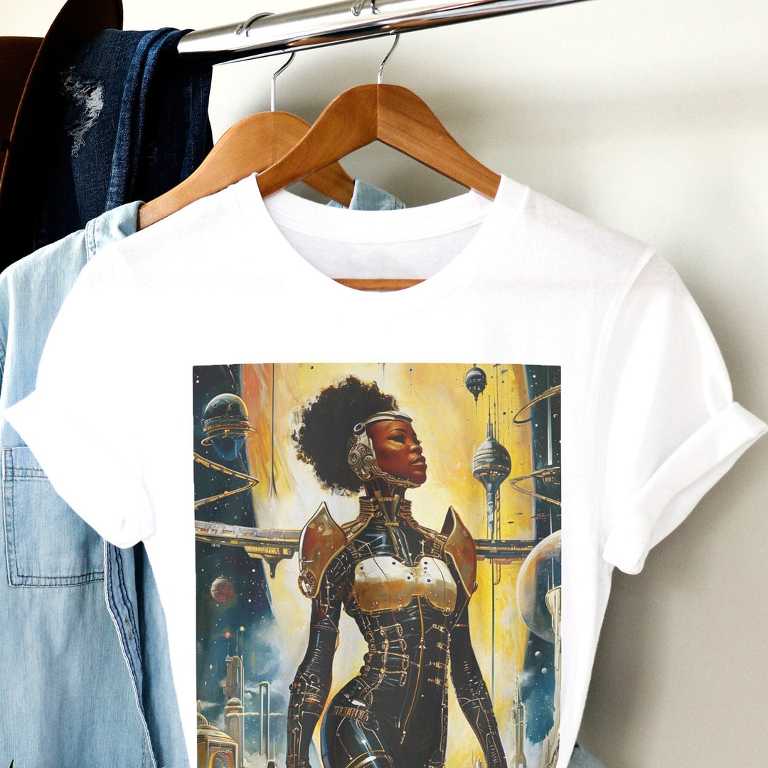 Afro Intergalactic Shirt - African American - Sci Fi Style - Future ...