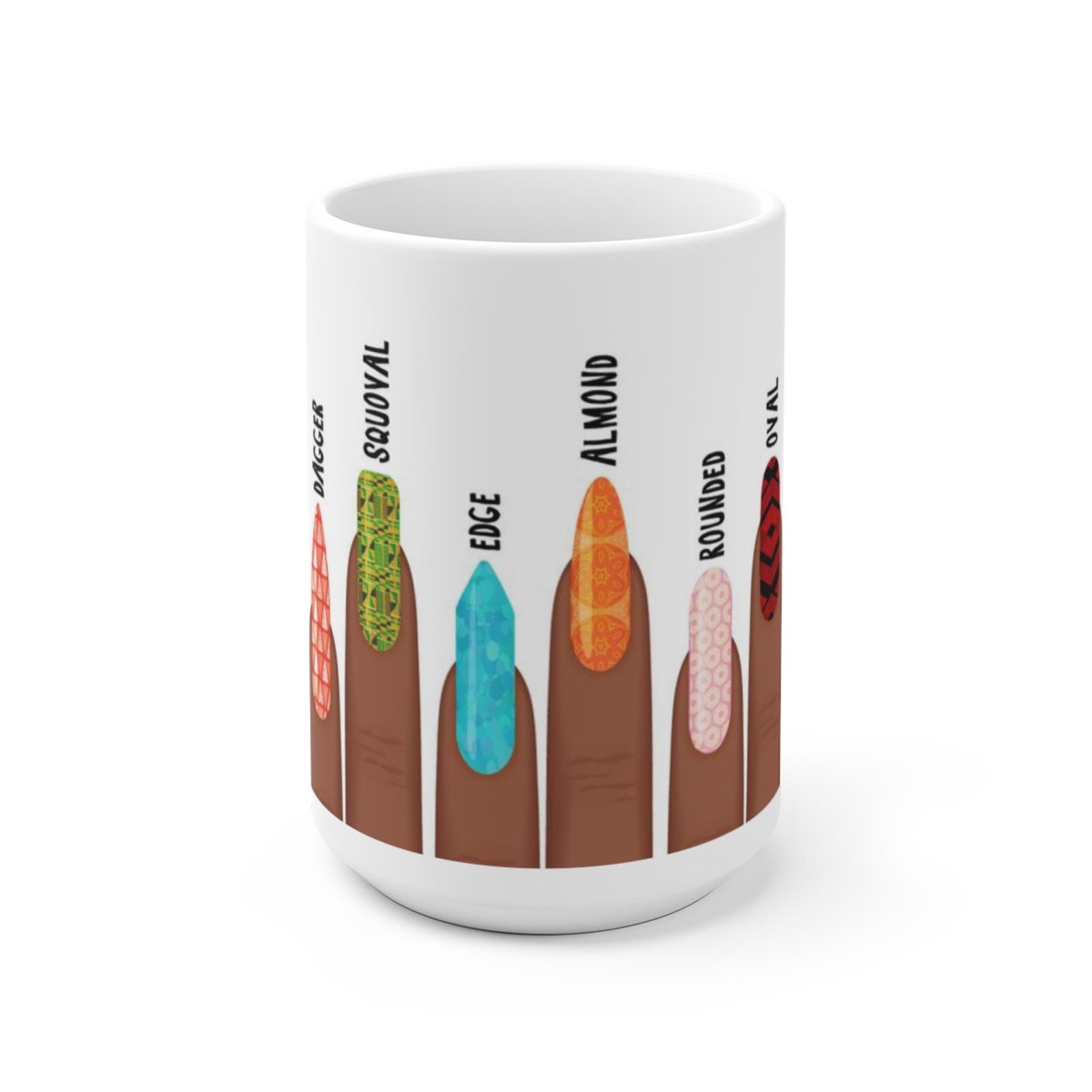 Nail Tech Mug African American Nail Design Art Black | Etsy