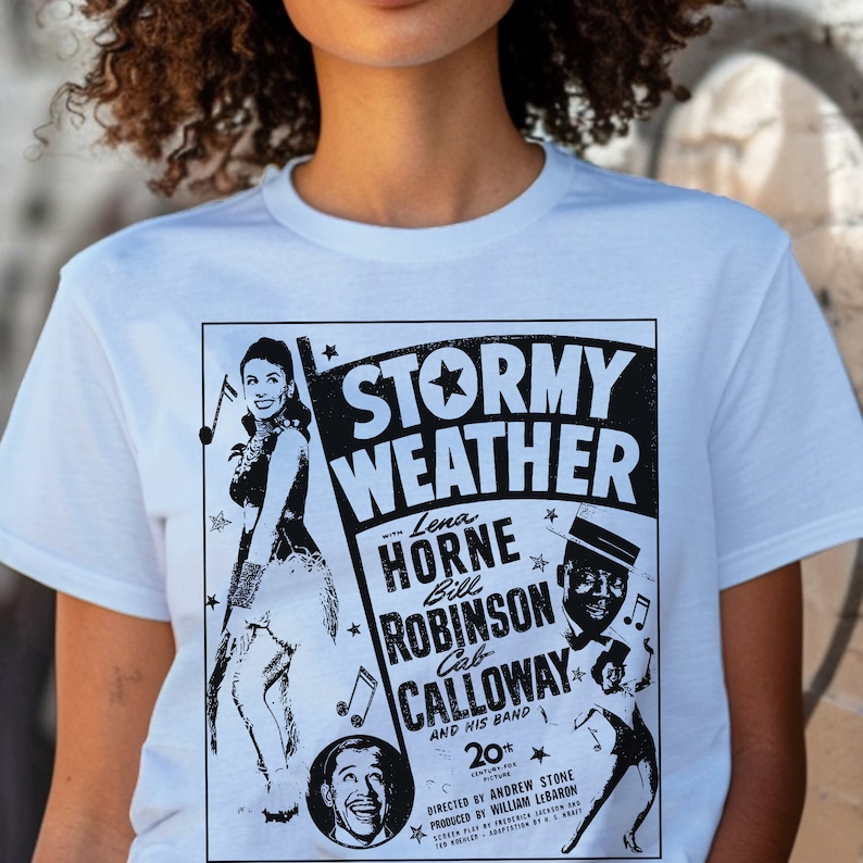 Stormy Weather Movie Poster T-shirt: Black Cinema History - Etsy