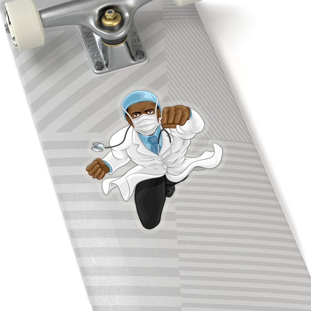 Super Doctor Sticker Black Doctors Matter African American | Etsy