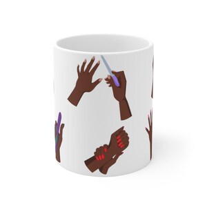 Nail Tech Gift Manicure Mug Gift for Manicurist Beauty Culture Brown ...