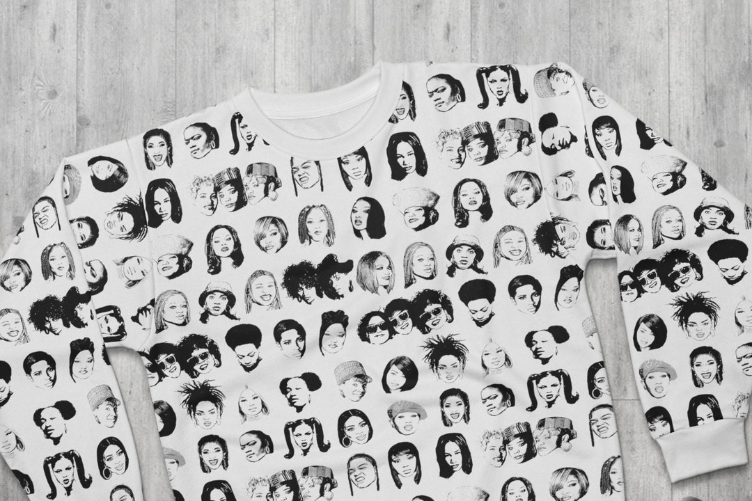 Female Rappers Sweatshirt - Adult Unisex AOP - African American Tops ...