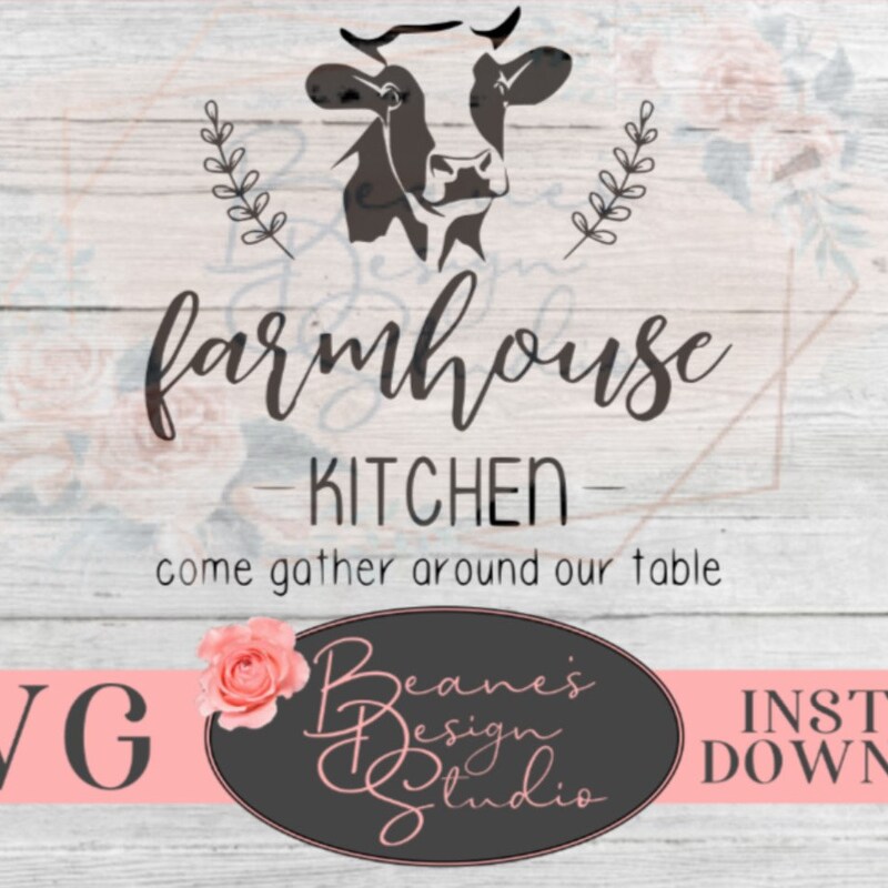 Farmhouse Kitchen Svg - Etsy