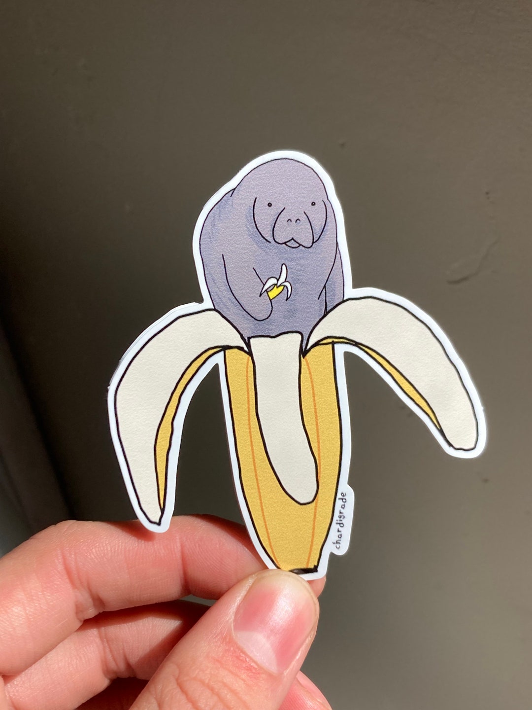 Banana Manatee Bamanatee Sticker - Etsy