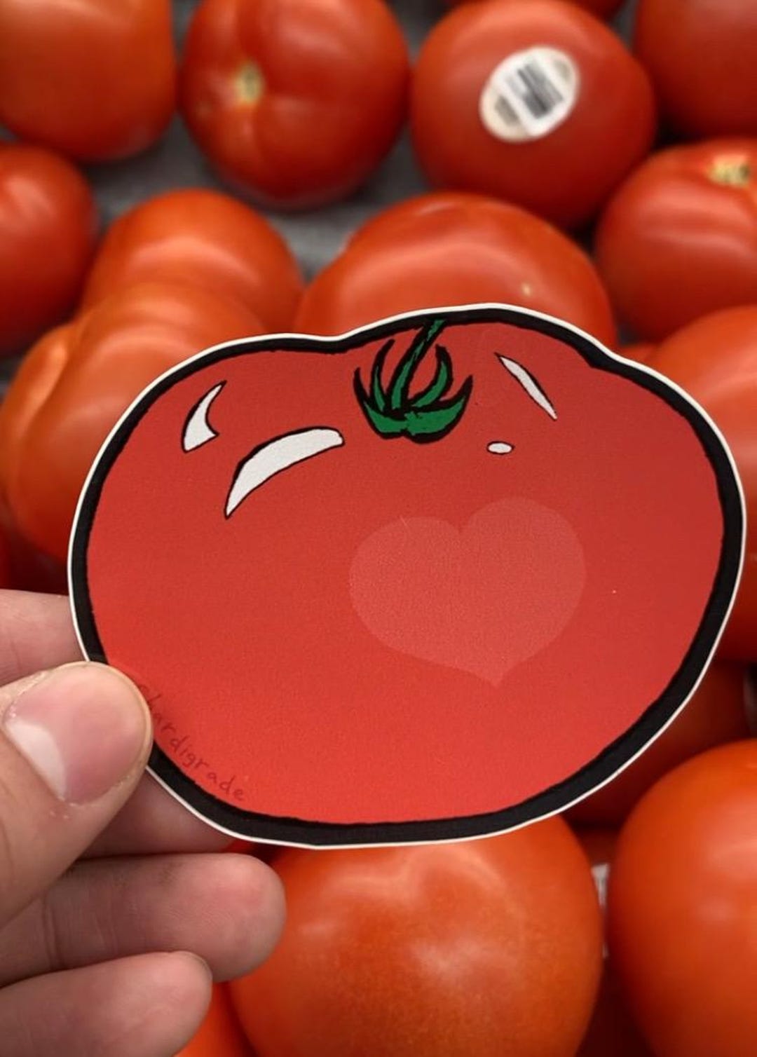 Tomato Sticker - Etsy