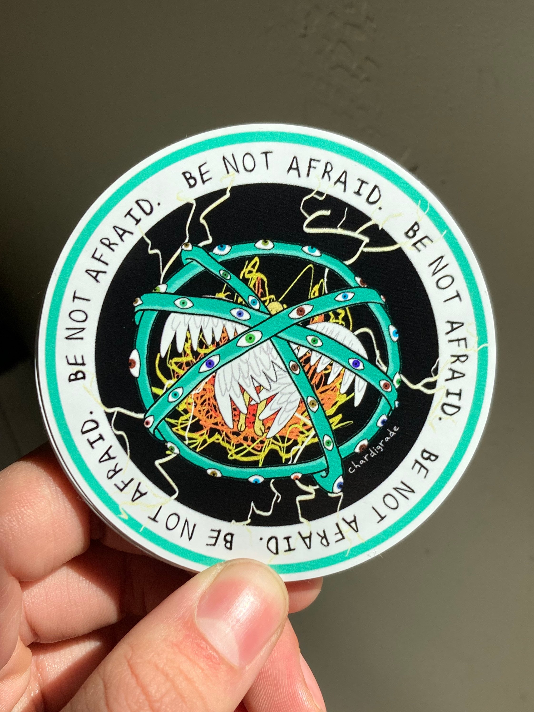 Be Not Afraid Biblically Accurate Angel Sticker - Etsy Hong Kong