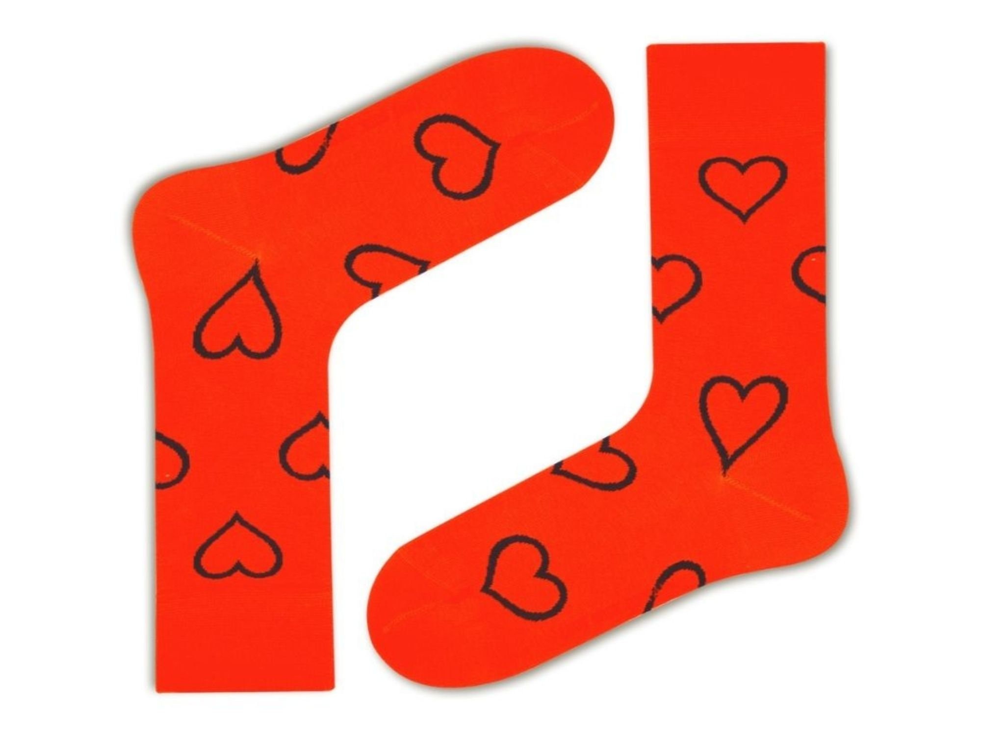 Love Sock Company Colorful Funky Fun Novelty Heart Design Women's Crew ...