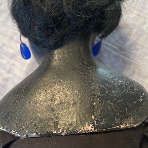 Antique Black Shoulder Head Doll - Etsy