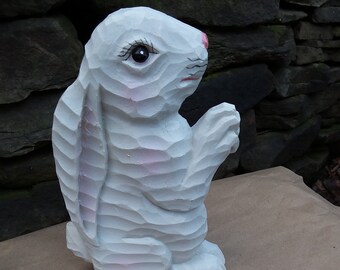 Carved rabbits | Etsy