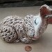 Vintage Sleeping Ceramic Brown Bunny Rabbit Figurine From Mold, 1981 - Etsy