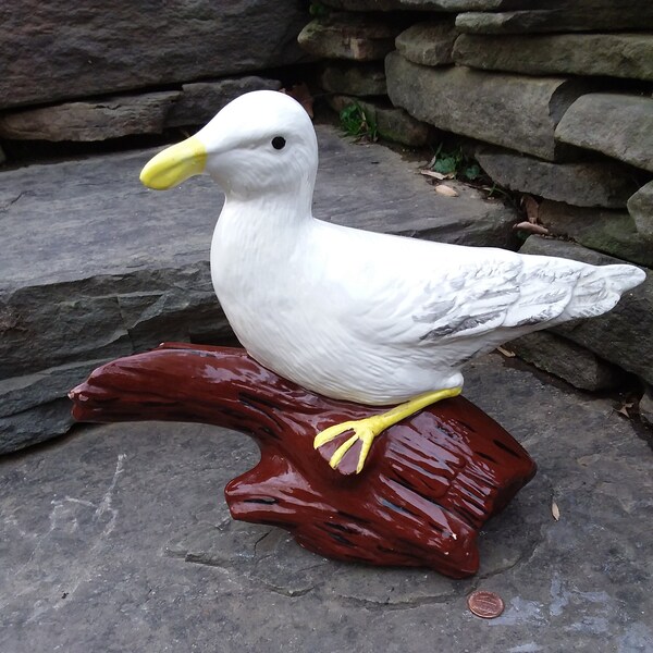 Seagull Figurine - Etsy