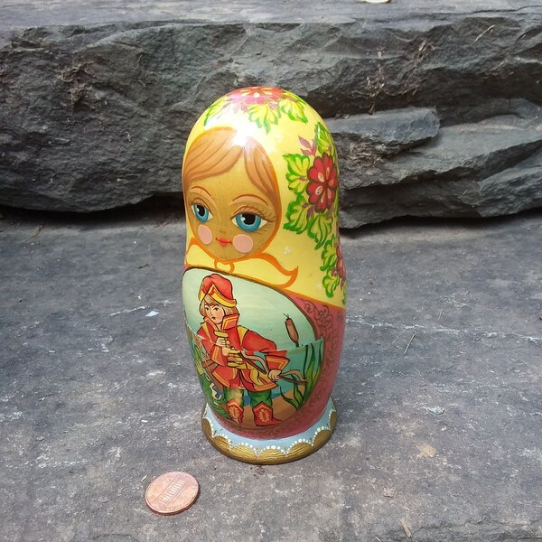 Signed Vintage Russian Nesting Dolls - Etsy