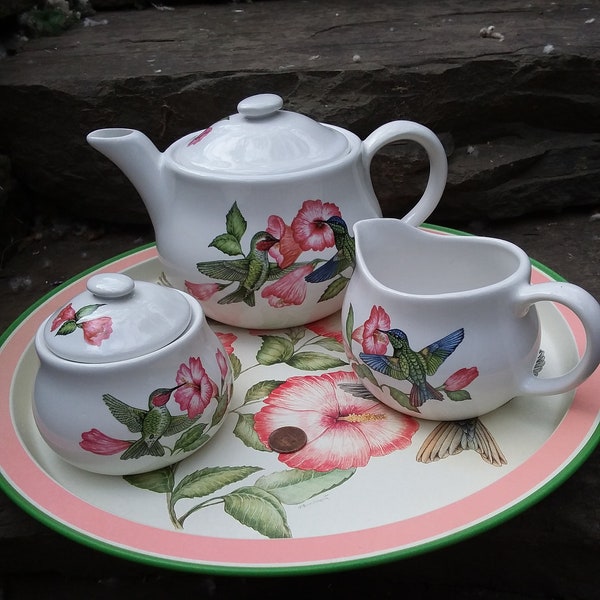 Tea Set With Tray - Etsy
