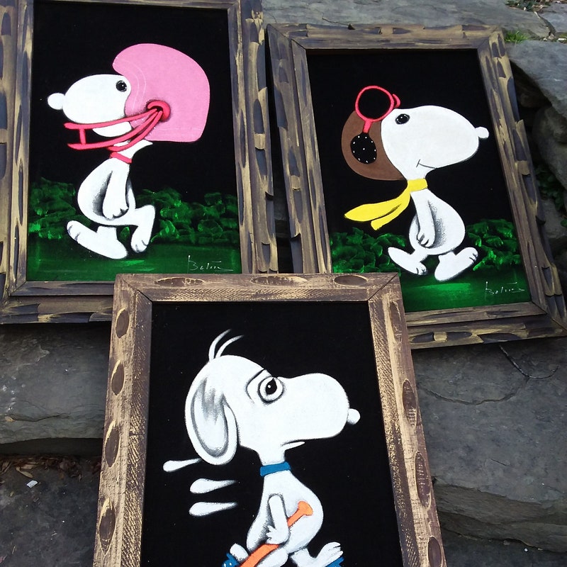 Snoopy Wall Art - Etsy