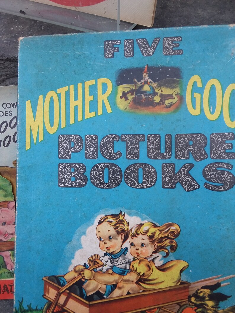 Vintage Mother Goose Picture Books Set of 5 in a Box by Samuel - Etsy