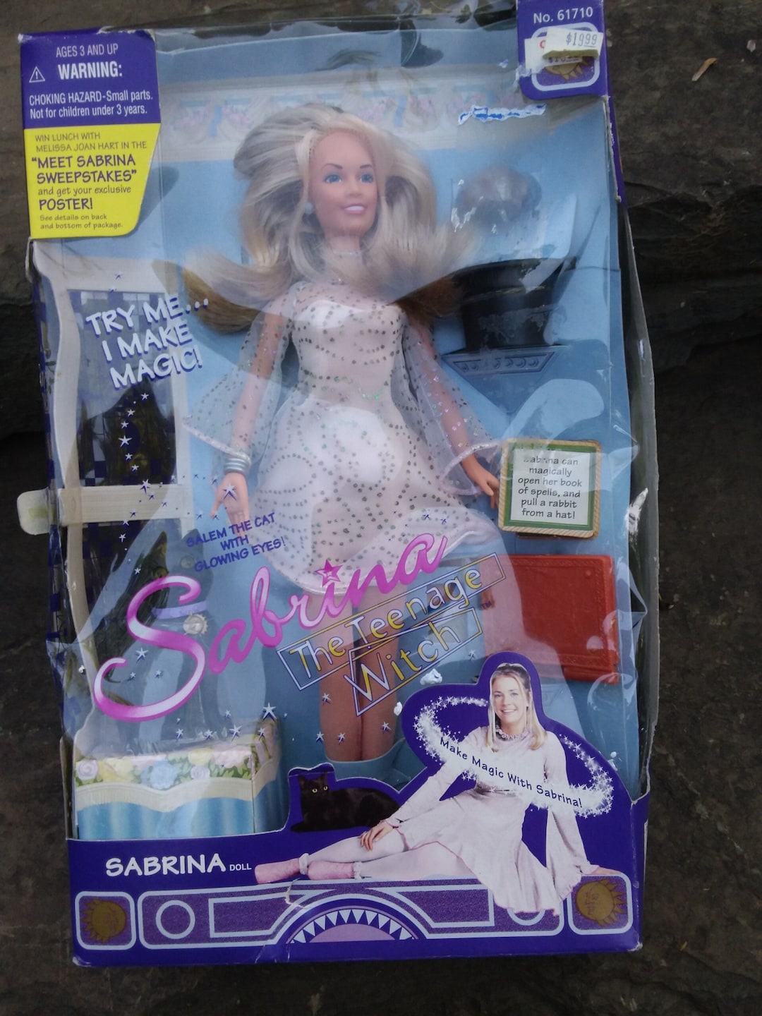 Vintage Sabrina the Teenage Witch Doll NIB, Kenner, 1997, Salem Cat - Etsy