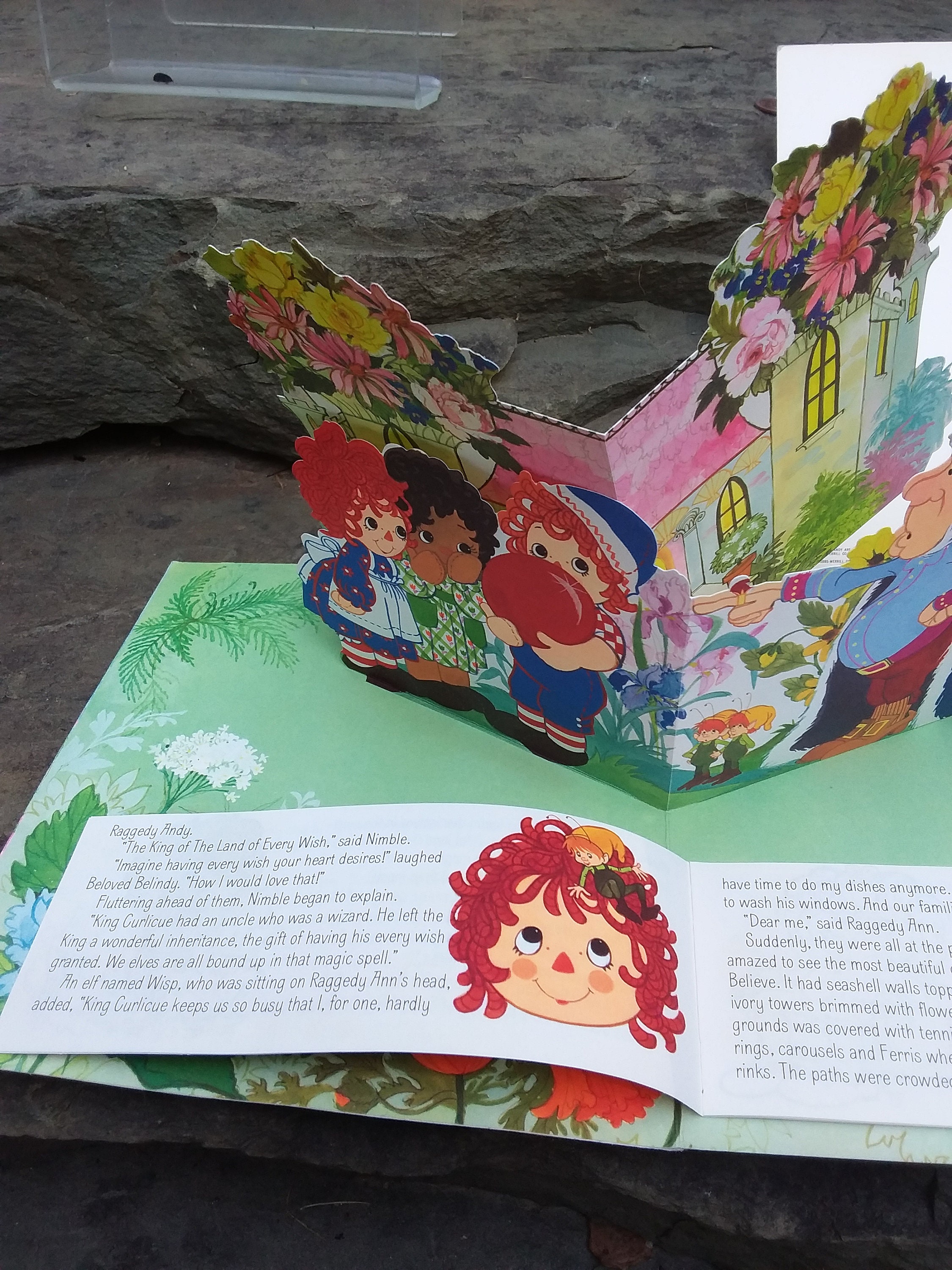 Vintage Raggedy Ann & Andy Read Along Book and 45 RPM Record Set - Etsy