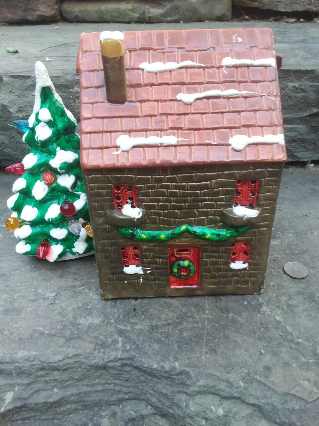 Vintage Dept 56 Original Snow House Old Mill Light, 1982 - Etsy