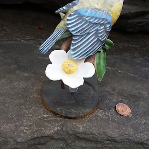 Vintage Franklin Mint English Wren Crystal Bell With Gold Trim - Etsy