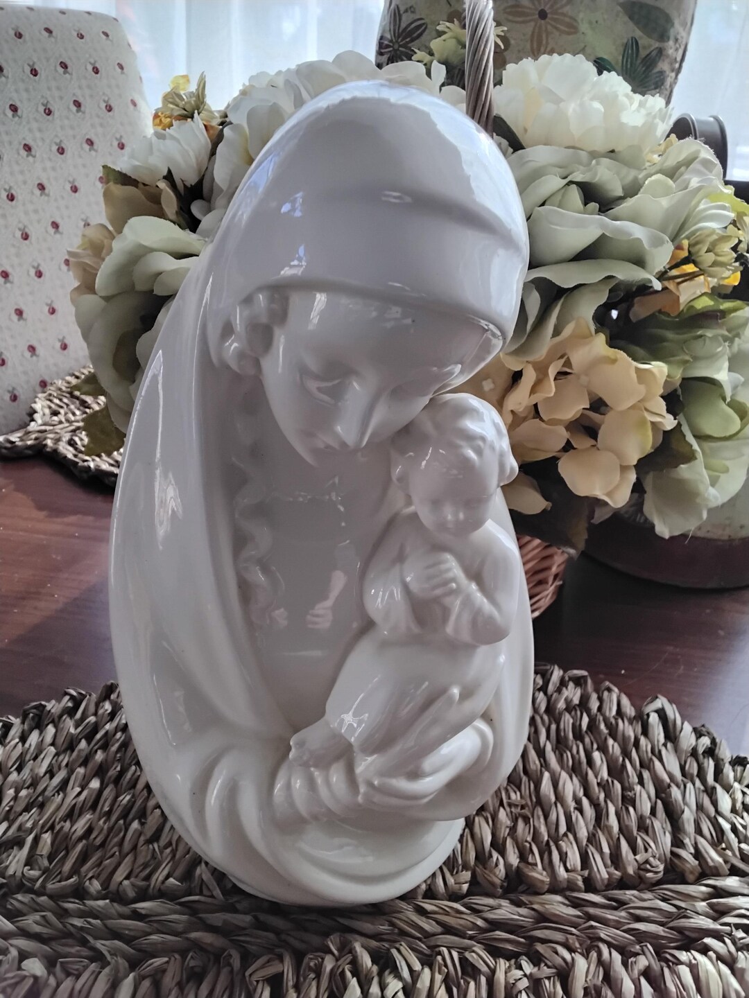 Vintage Goebel Madonna and Baby Jesus Porcelain Figurine, Germany - Etsy