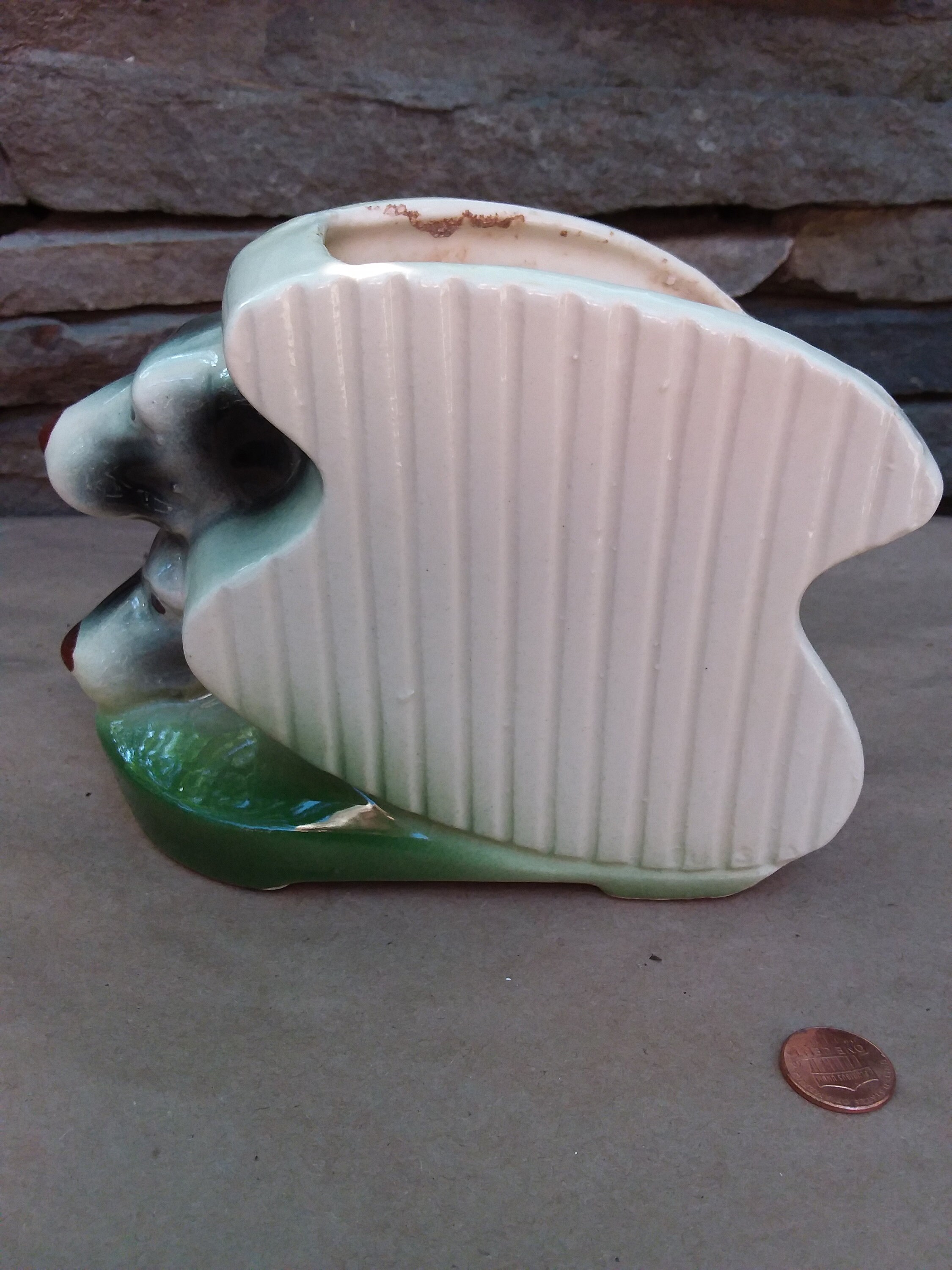 Vintage English Setter Art Deco Planter Hunting Dog Vase or - Etsy