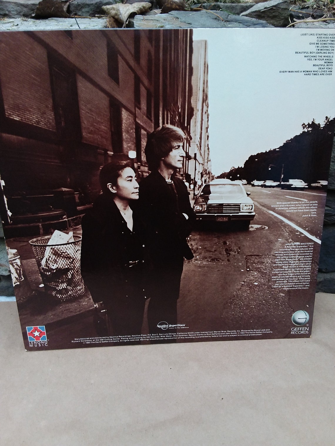 John Lennon Yoko Ono Double Fantasy Vinyl LP, 1980, Rare Poster - Etsy