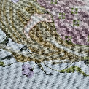 Vintage Mirabilia Butterfly Fairy Counted Cross Stitch Art Completed ...