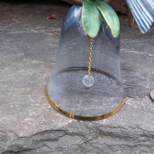 Vintage Franklin Mint English Wren Crystal Bell With Gold Trim - Etsy