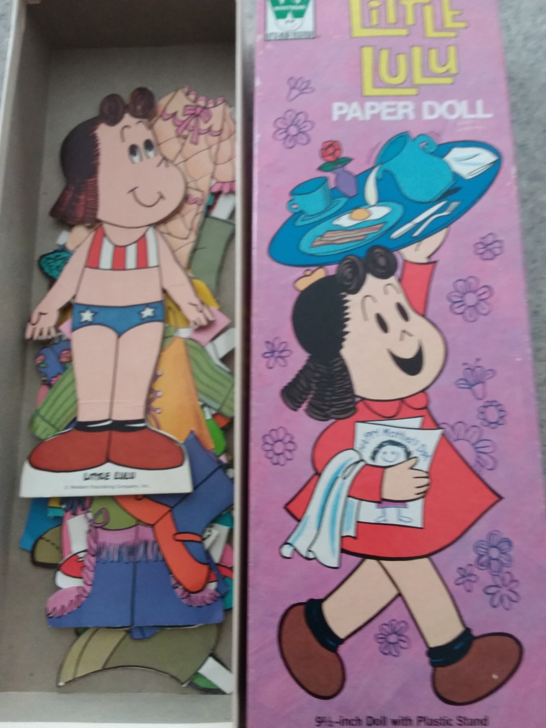 Vintage Whitman Little Lulu Paper Doll 9.5' With Lots of Outfits, 1972 ...