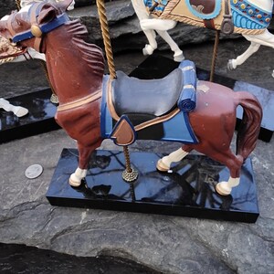 Vintage Classic Carousel Horses the Hamilton Collection, Calvary Steed ...
