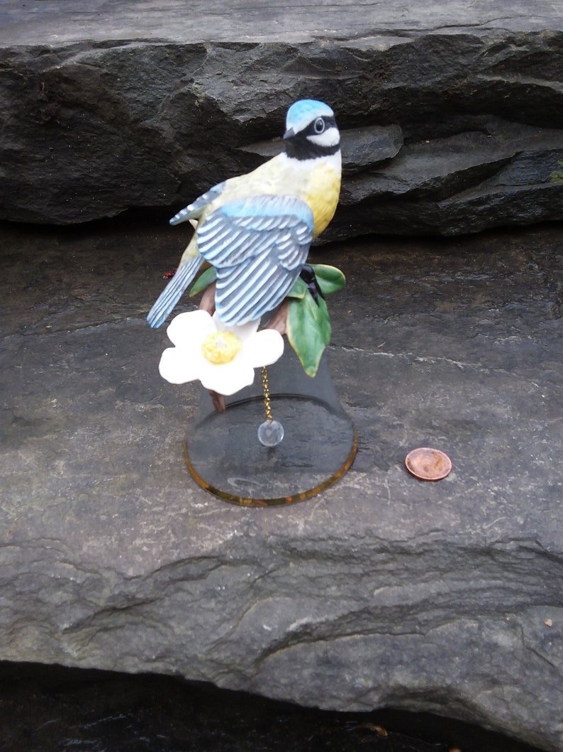 Vintage Franklin Mint English Wren Crystal Bell With Gold Trim - Etsy
