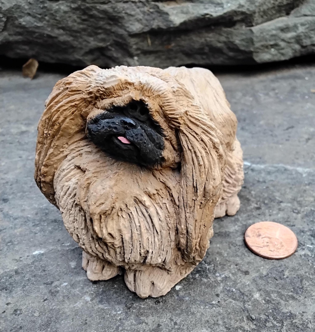 Vintage Don James Pekingese Dog Figurine, United Designs, 1981 - Etsy