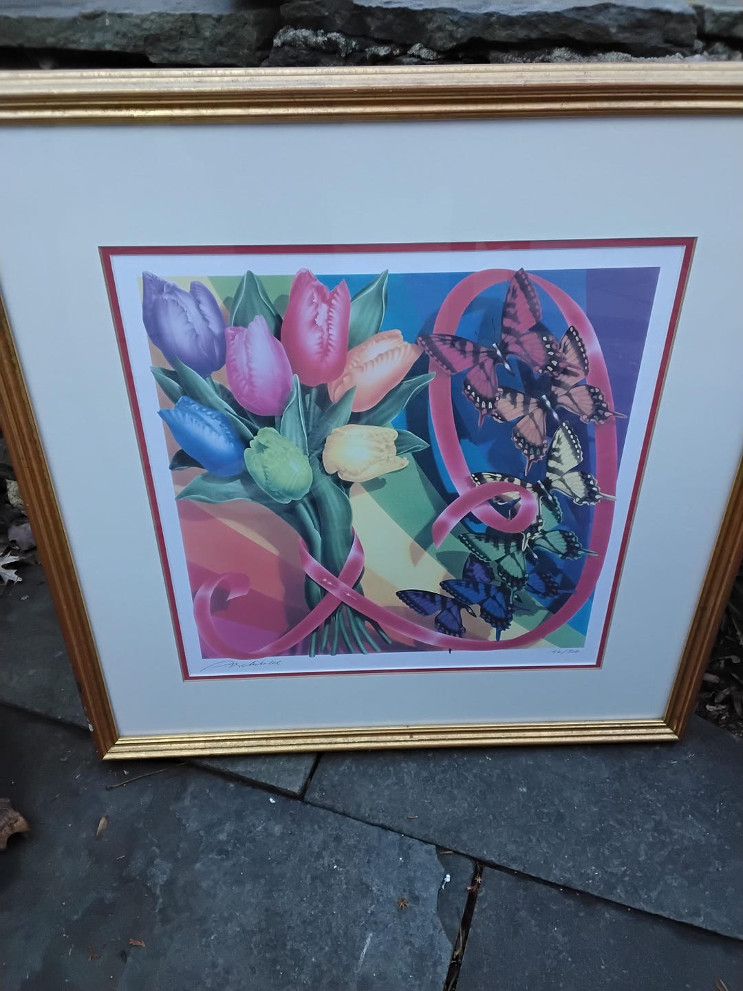 Vintage Murray Archibald Lithograpg, Rainbow Revival II, 1997, Signed ...