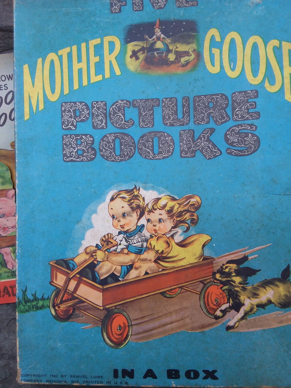 Vintage Mother Goose Picture Books Set of 5 in a Box by Samuel - Etsy