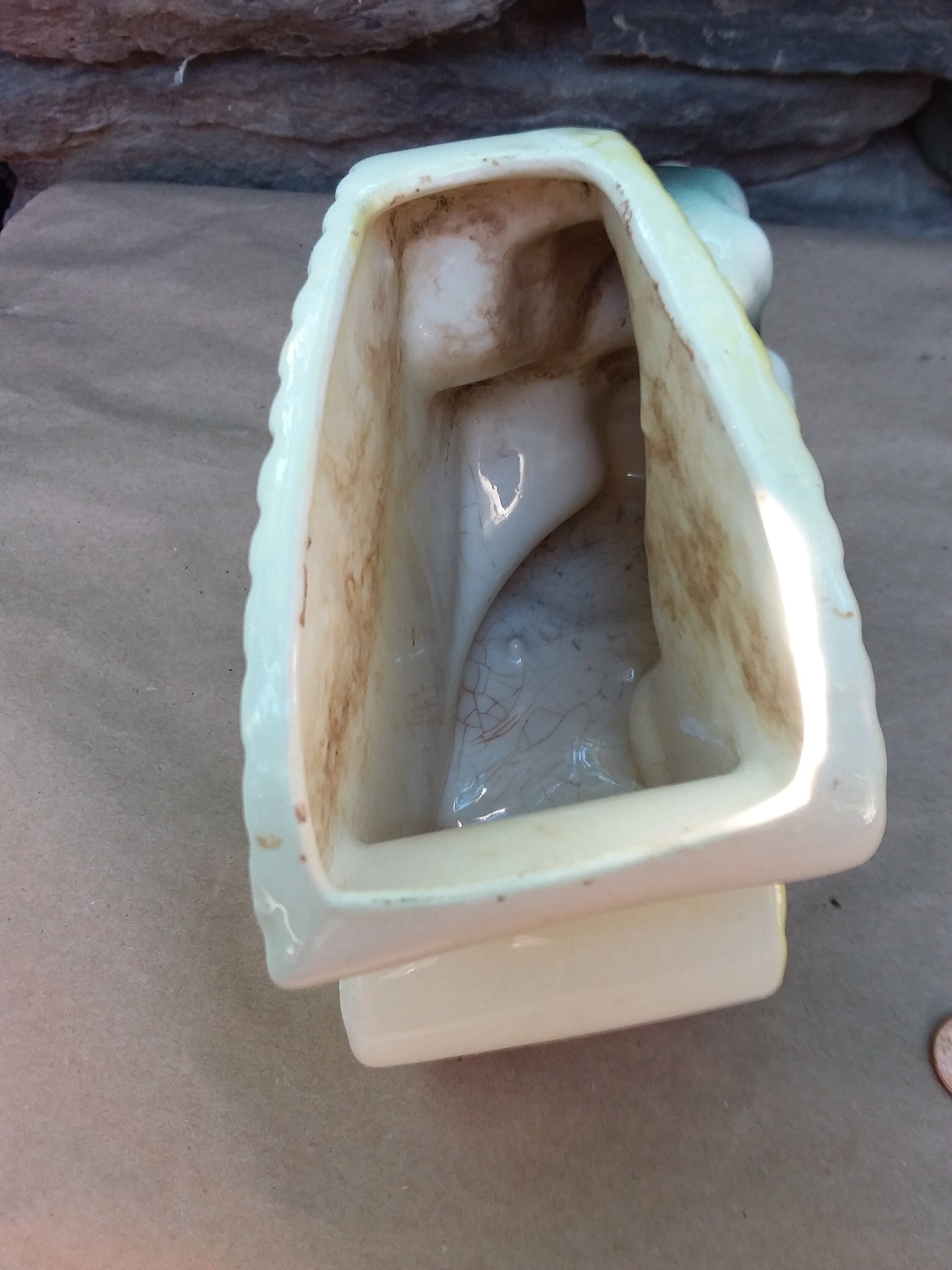 Vintage English Setter Art Deco Planter Hunting Dog Vase or - Etsy