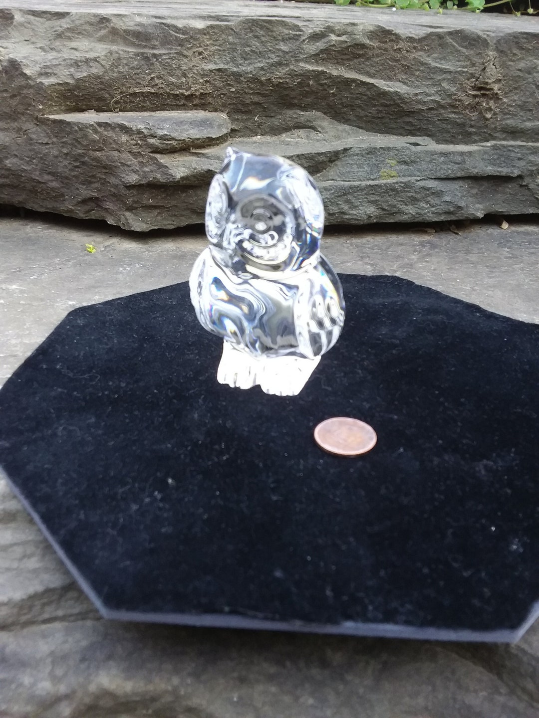 Vintage Princess House Lead Crystal Owl Figurine or Paperweight - Etsy