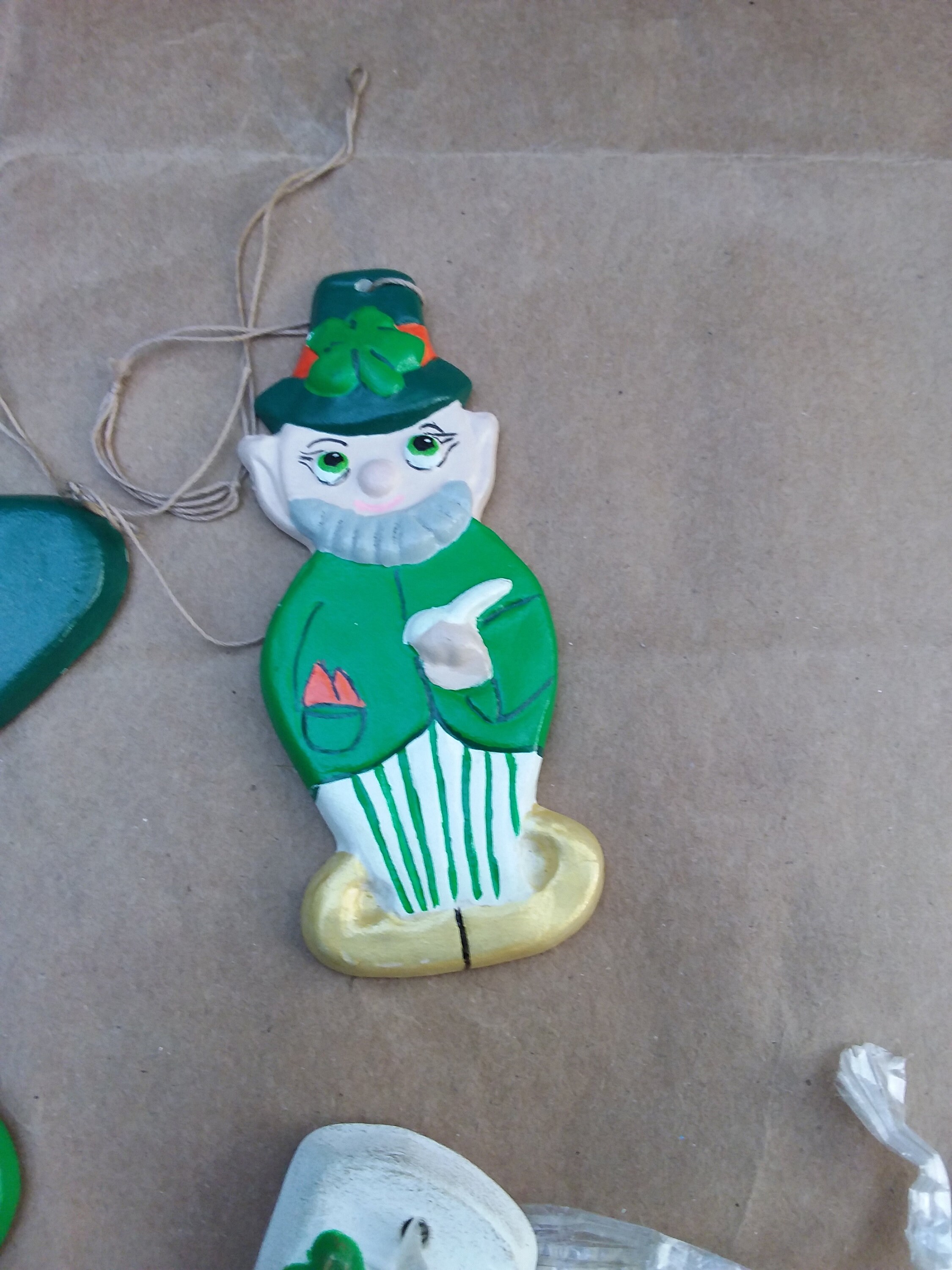 Vintage Irish Ceramic Ornaments Shamrock Pipe with Shamrock | Etsy