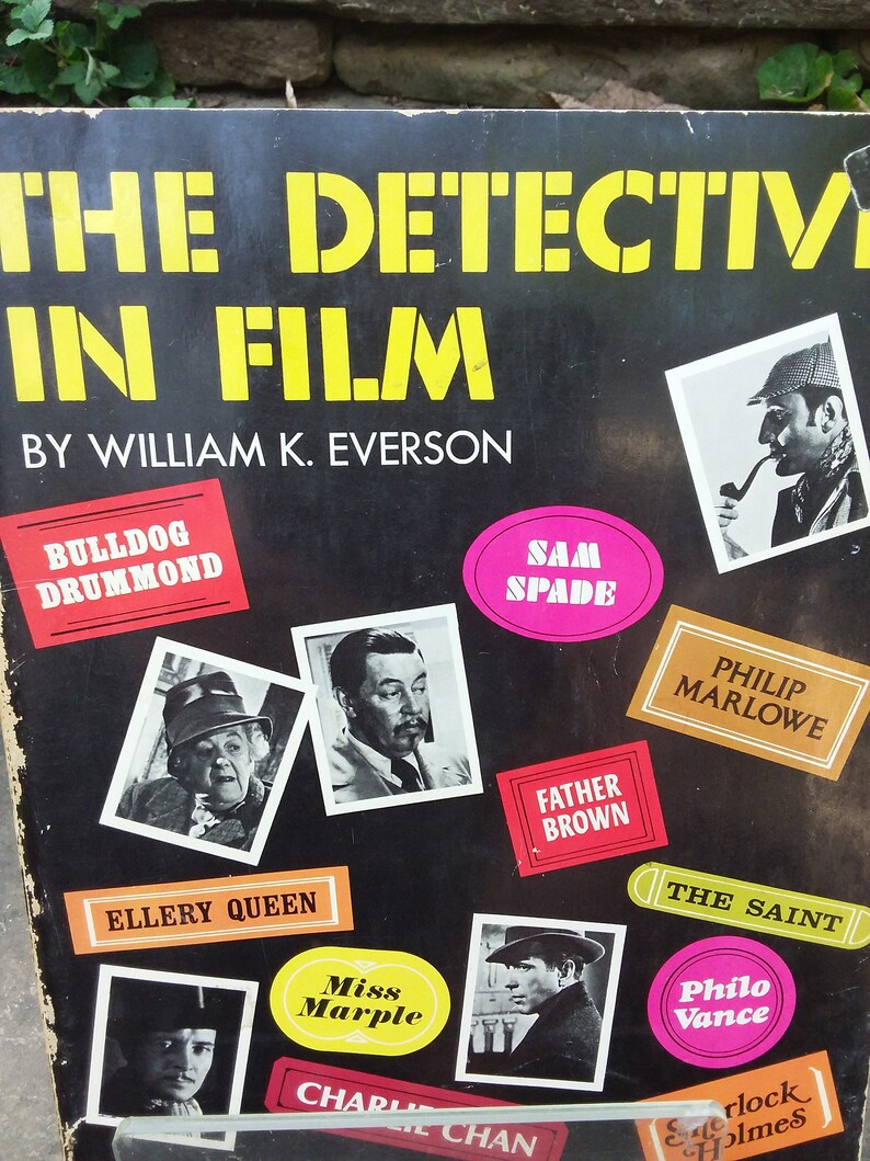 Vintage the Detective in Film Book by William K. Everson, 1972 First ...