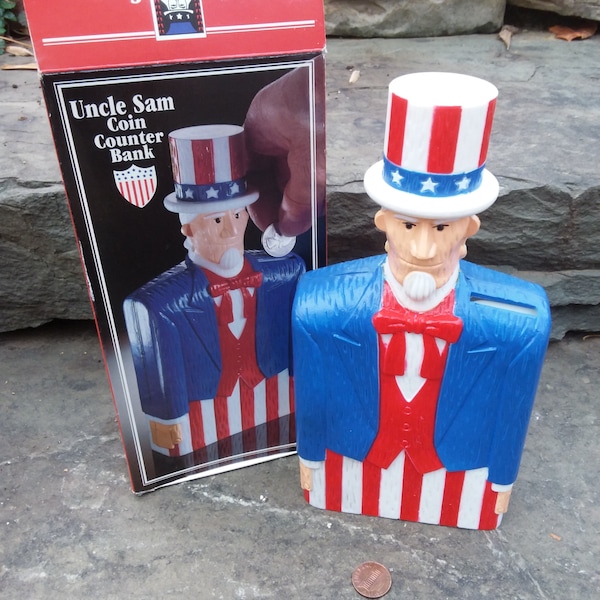 Uncle Sam Bank - Etsy