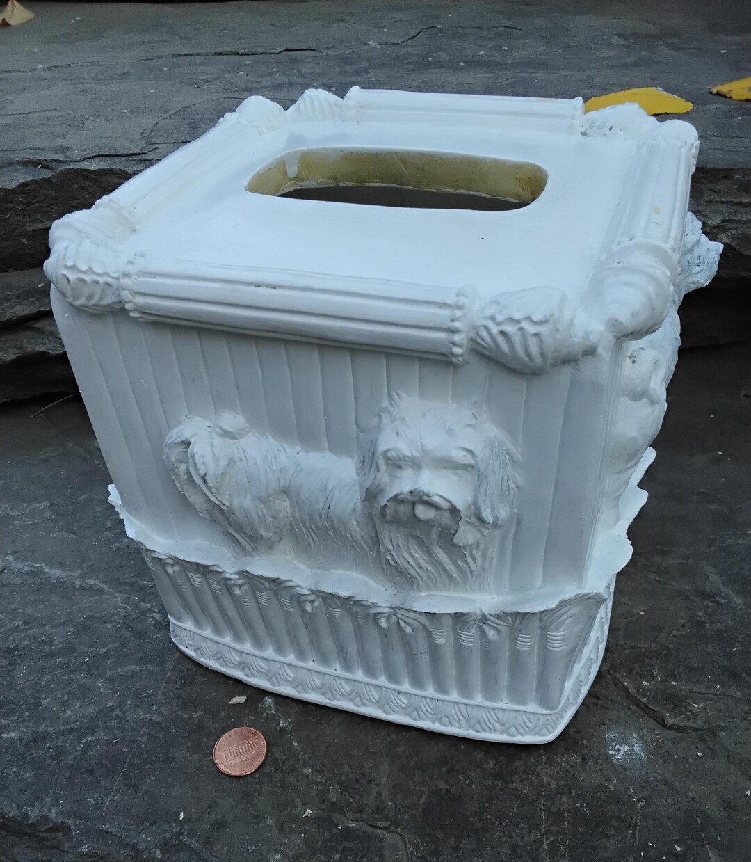 Vintage Dog Breed Tissue Box Cover: Schnauzer, Pug, Maltese, Spaniel - Etsy